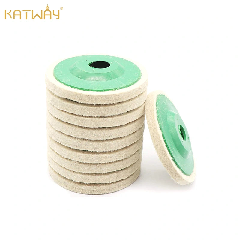 10PCS Round Wool Felt Disc Wheel Pads, HH-BW02 – Katway